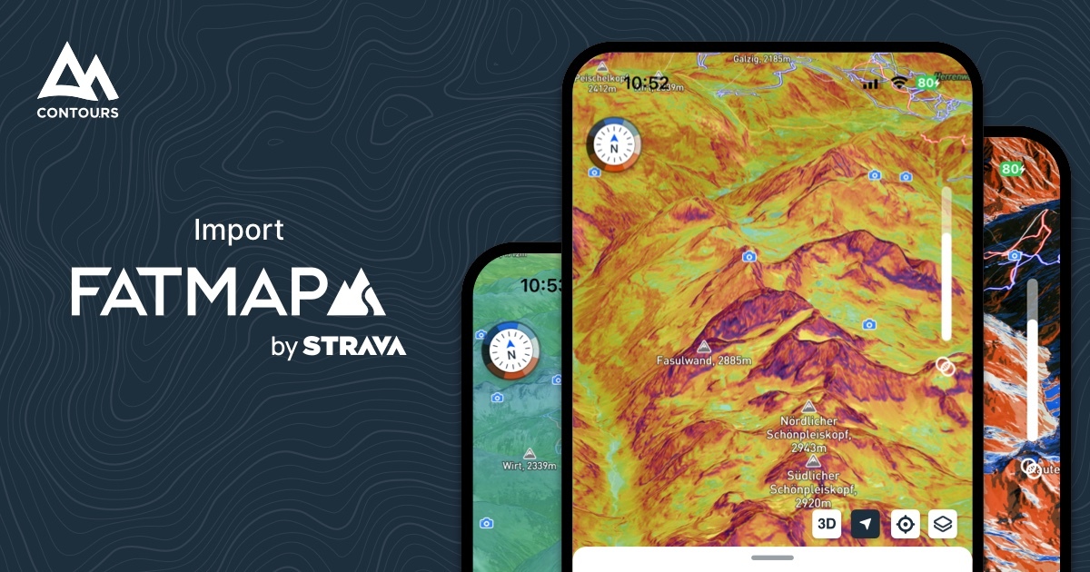 Import Fatmap | Contours | Ski, Snowboard, Splitboard and Touring Maps and Photos